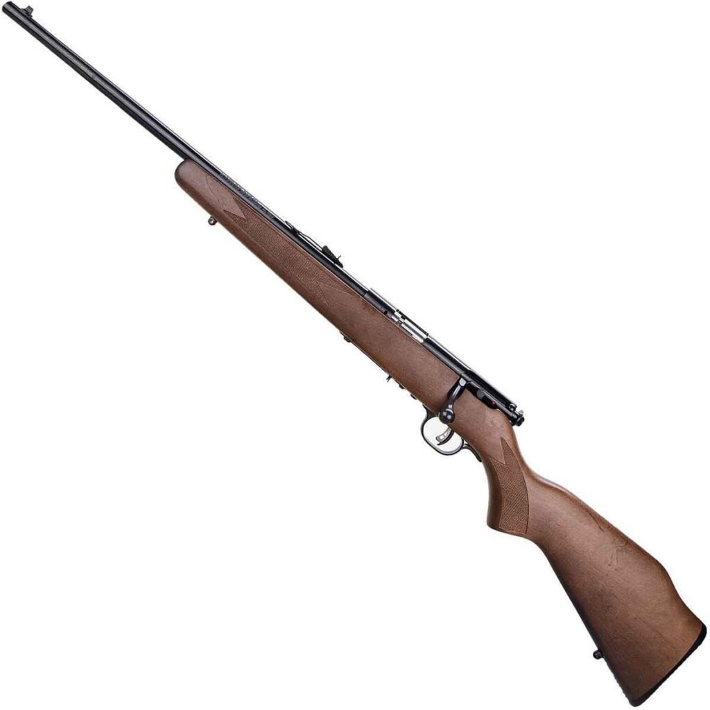 Savage 93 G 22 WMR (22 Mag) Matte Blued/Satin Hardwood Left Hand Bolt ...